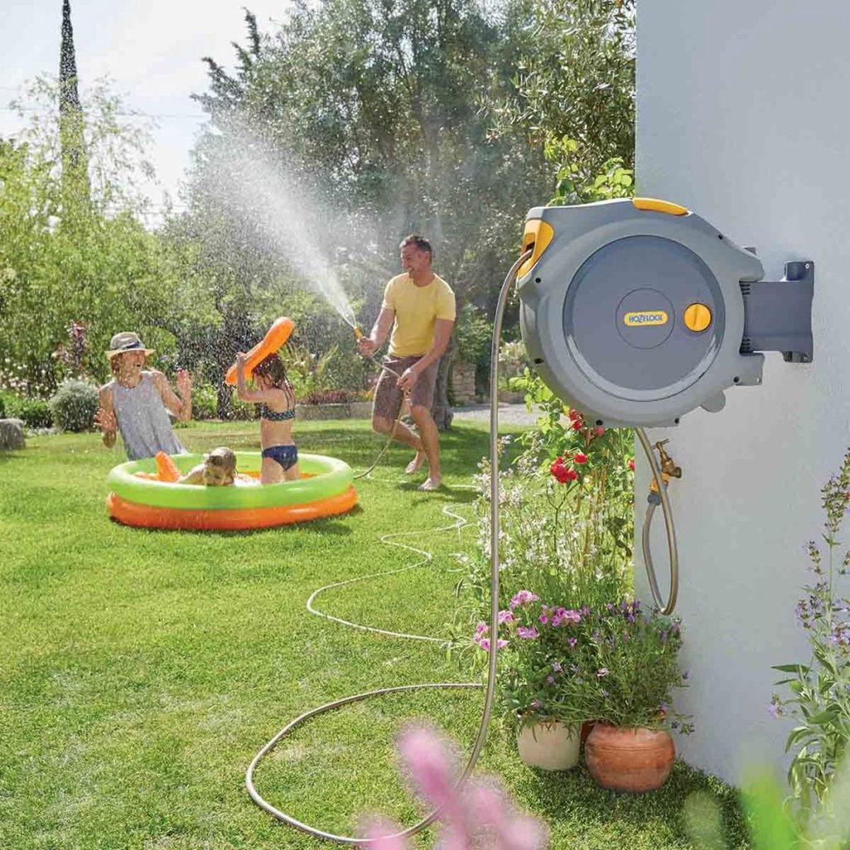 Hozelock Automatische slangenhaspel inclusief 25 meter slang | bol.com