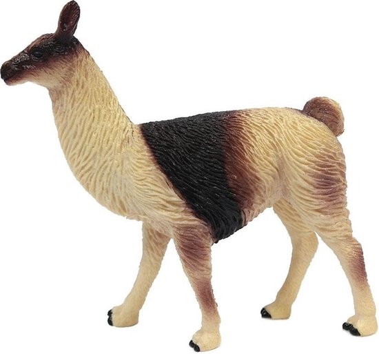 PIA Soft Toys - Bruine plastic lama Speelfiguur - 9 cm | bol