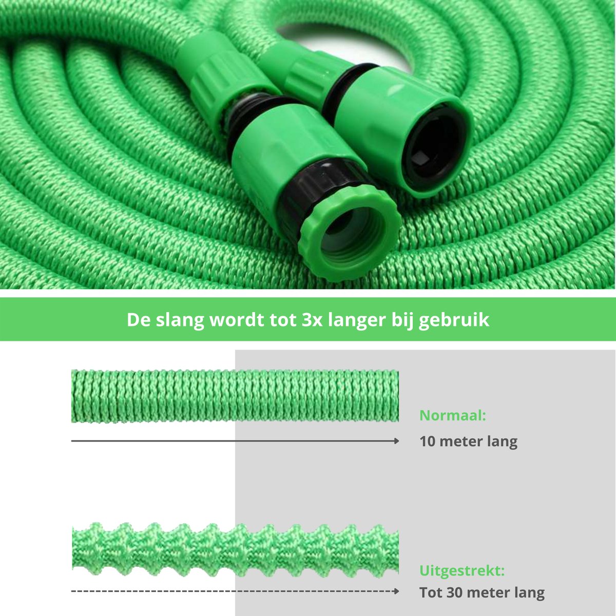 Uitrekbare tuinslang tot 30 meter – Waterslang – GRATIS opbergzak en ...
