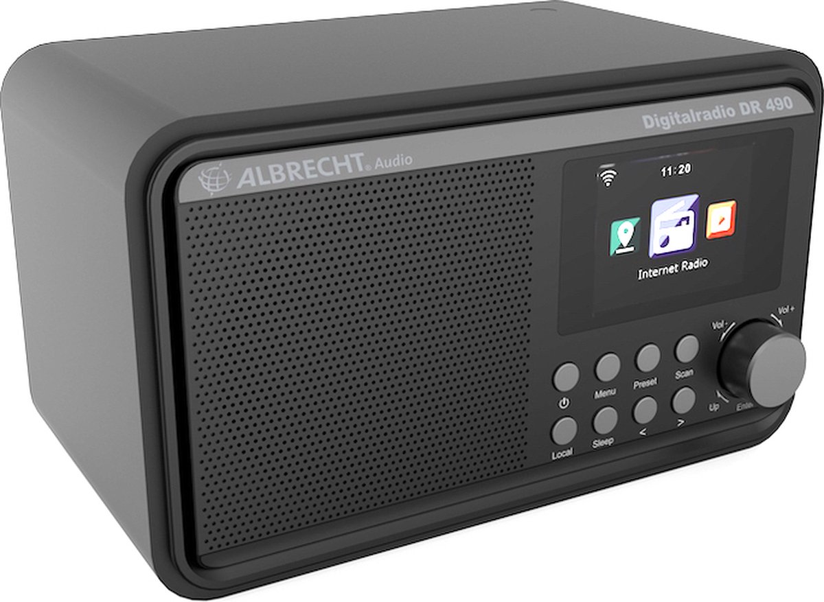 Albrecht DR 490 - Radio - Internetradio - DAB+ - FM - zwart | bol.com