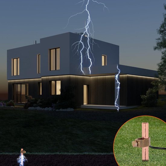 Grondpen 3 stuks 1 m diameter koolstofstalen aardpen met koperen ...