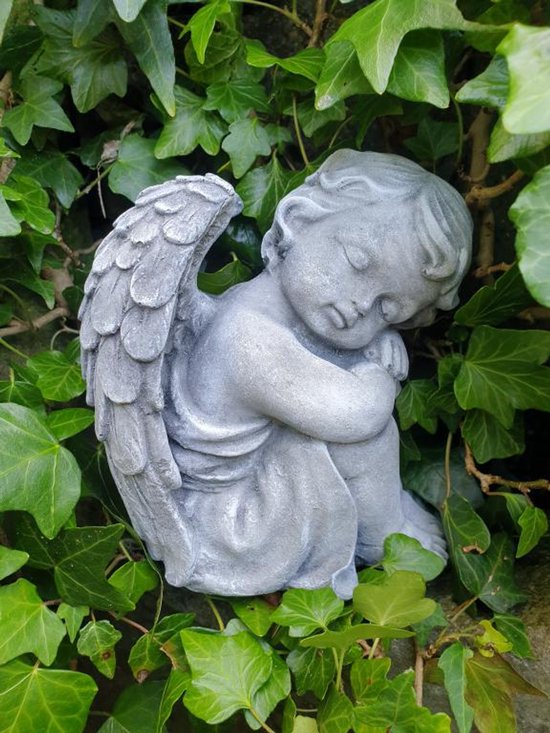 betonnen tuinbeeld , engel | bol
