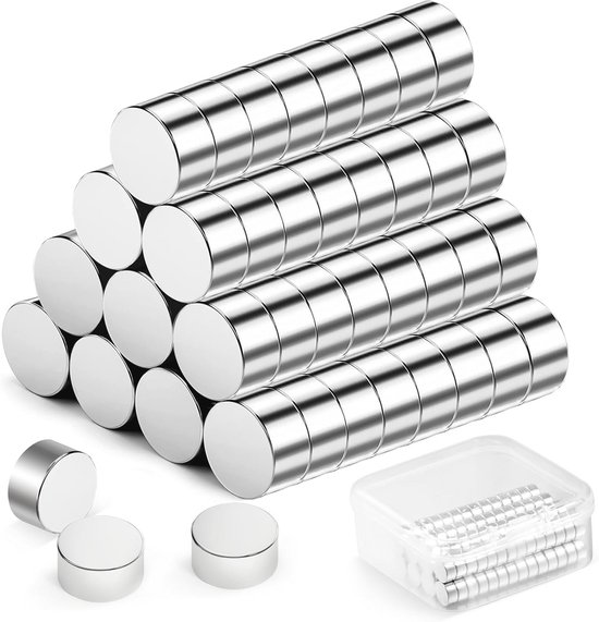 60 Mini Neodymium Magneten - Sterke Magneten voor Koelkast en Knutselen ...