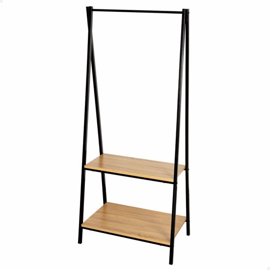 Jassenrek met schap Max Home Staal Melamine spaanderplaat Minimalist 64 ...
