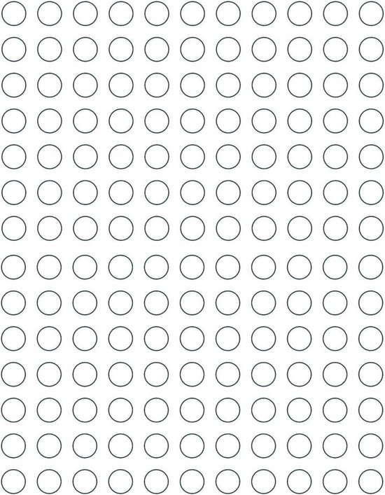 Allecto Plus - Ronde Kleurcodering Stickers - 1/2" Ronde etiketten ...