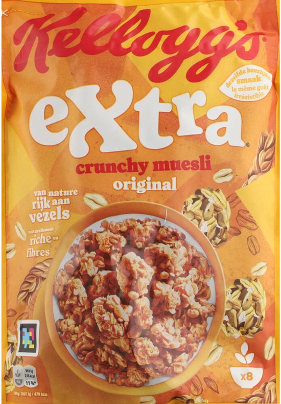 Kellogg's Extra Original - 4 x 375 gr - Voordeelverpakking | bol