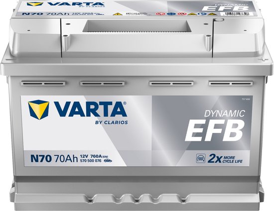 Varta N70 Blue Dynamic 12V 70Ah EFB 570500076D842 | bol