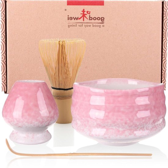 Matcha Set Tea Set with Matcha Whisk Bamboo Ceramic Matcha Bowl Chawan ...