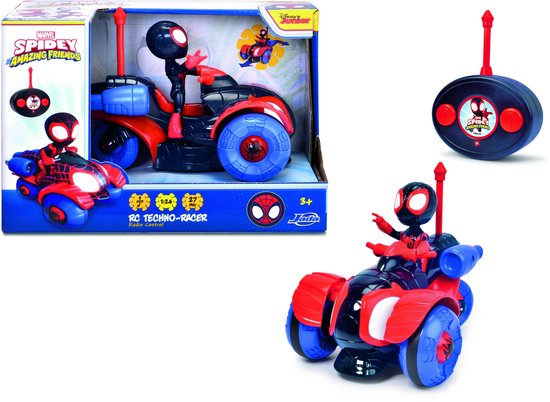Dickie Toys 203223001 Miles Morales Techno-Racer 1:24 RC modelauto voor ...
