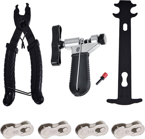 Bicycle Chain Set - Chain Lock Pliers - Bicycle Chain Tool met 4 Pairs ...