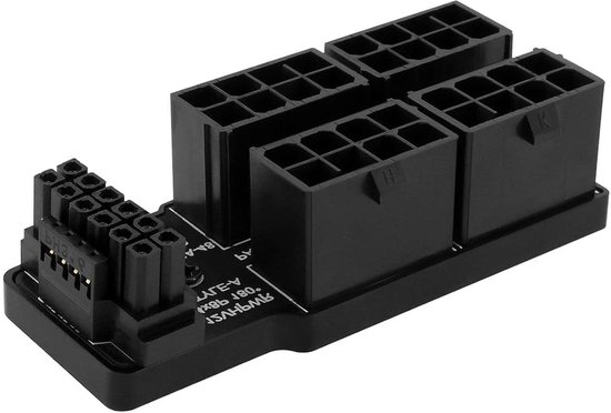 Allecto Plus - 16 Pin naar 4X 8 Pin GPU Power Connector PCIe Adapter ...