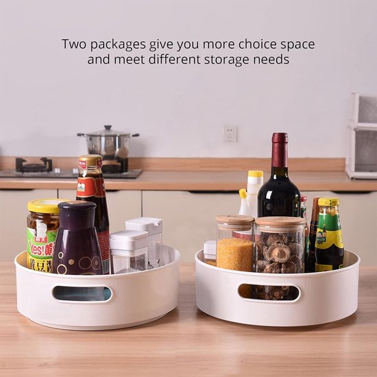 Lazy Susan Draaitafel Kast Organisatoren - Multifunctioneel Kruidenrek ...