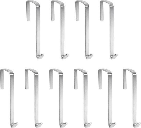 Over De Deur Metalen Haak Hanger - 10 Stuks - Geschikt voor ...