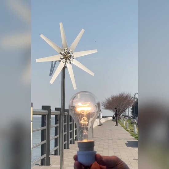 Windmolen – Windturbine – 1000W Turbine – Horizontale Windmolen – Lage ...