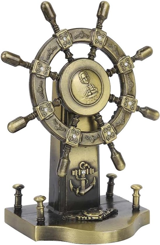 Stern Rudder Model - 4.7inch Europese Stijl Boot Stuurwiel - Interieur ...