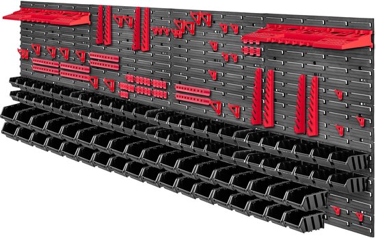 KADAX Gereedschapswandrek, groot, 232 x 78 cm, opslagsysteem van ...