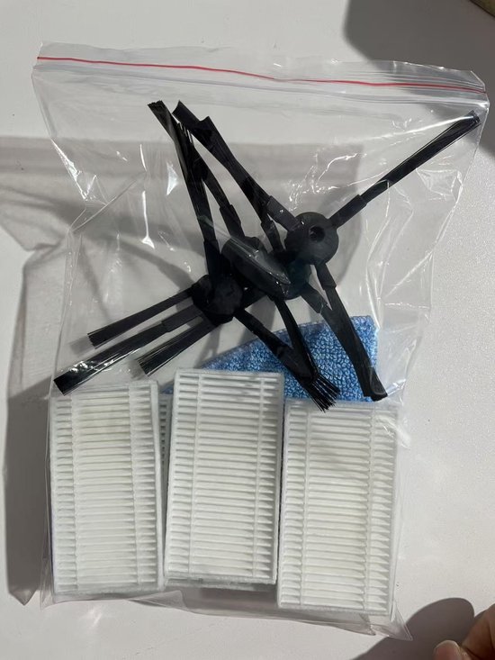 Powell Robotstofzuiger Reserveonderdelen - 2 Borstels, 2 Dweildoeken, 6 ...