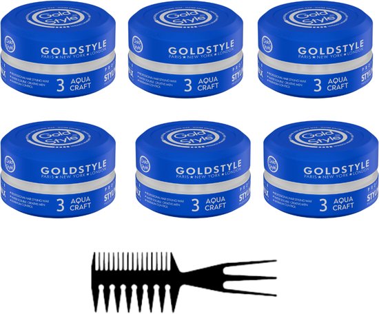 Gold Style Haar Wax Mannen - Gold Style Aqua Craft Styling Wax 900 ml ...