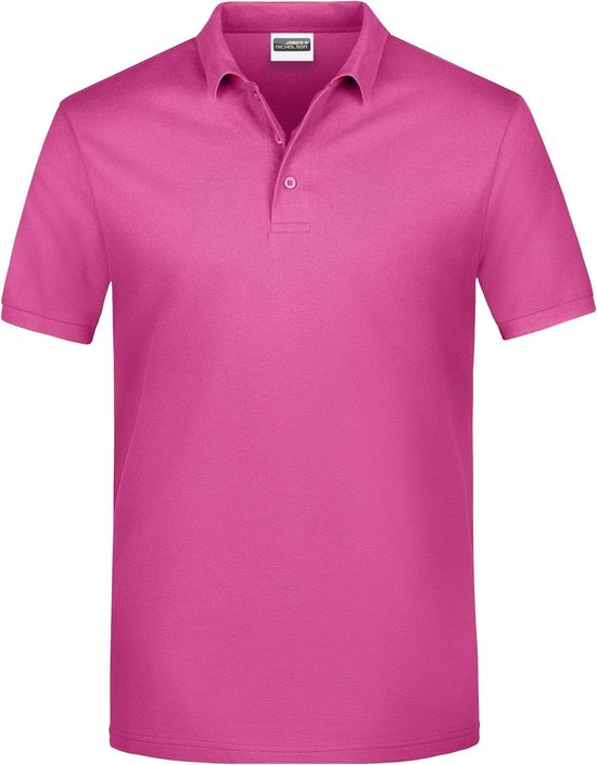 James And Nicholson Heren Basis Polo Shirt (Roze) | bol