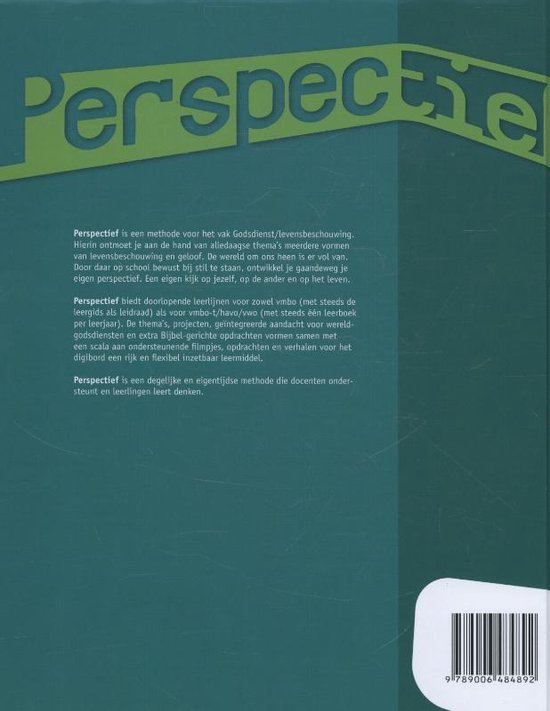 Perspectief Deel 2 vmbo-t/havo/vwo Leer-opdrachtenboek | 9789006484892 ...