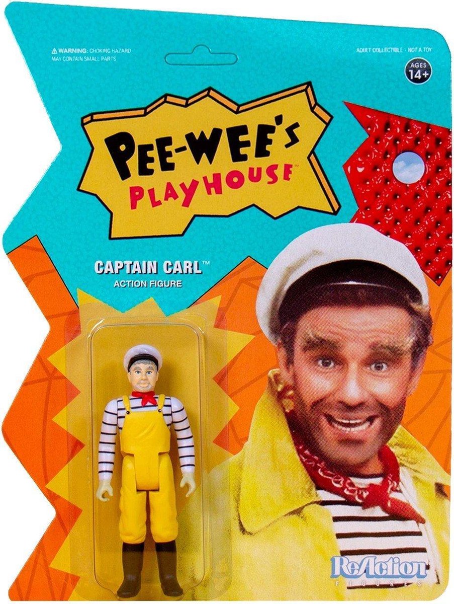 Pee-Wee's Playhouse: Captain Carl 3.75 inch ReAction Figure | bol.com