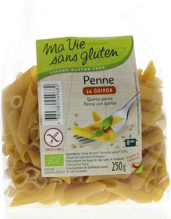 Ma Vie Sans Gluten Penne quinoa 250 gram | bol