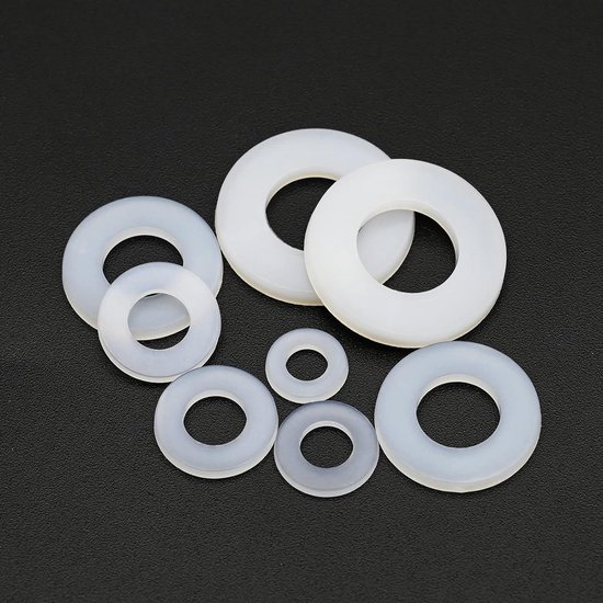 520 stuks kunststof sluitringen, nylon afstandhouder, M2, M2,5, M3, M4 ...