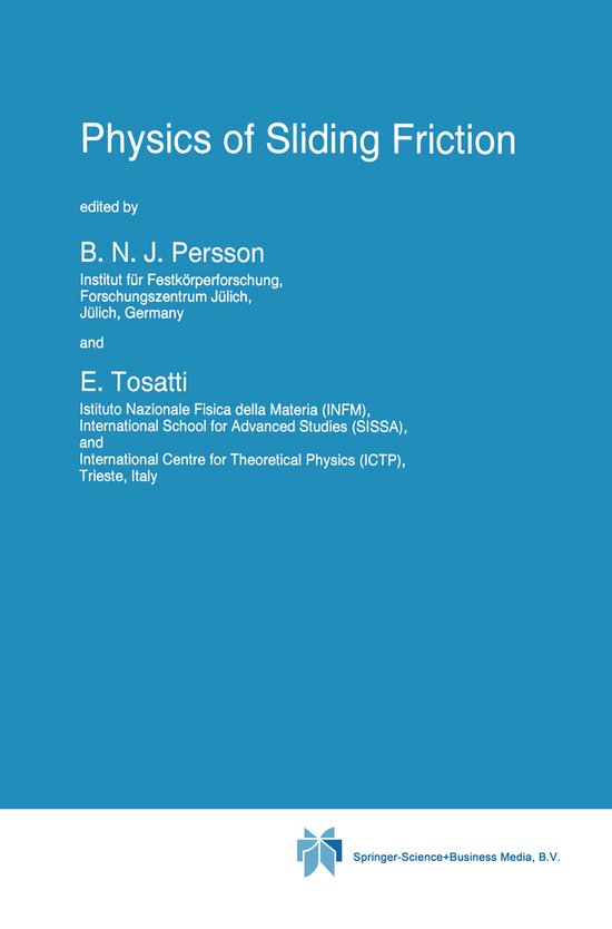 NATO Science Series E:- Physics of Sliding Friction, Bo N. J. Persson ...
