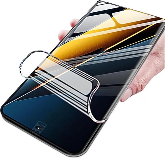 Geschikt voor Xiaomi Poco X6 Pro 5G - Hydrogel Flexibele HD Clear Screen Protector -... | bol