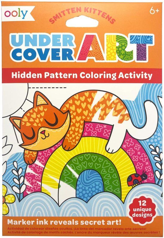 Ooly - Undercover Art Hidden Patterns Coloring Activity - Smitten ...
