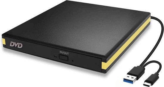 USB 3.0 Externe DVD Drive Draagbaar Cd-Brander Cd-Speler Cd-Lezer voor ...