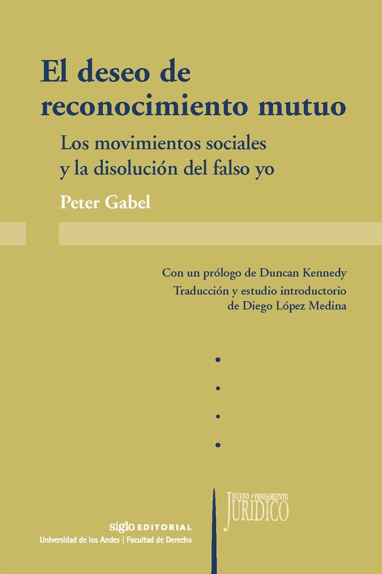 Nuevo pensamiento jurídico - El deseo de reconocimiento mutuo (ebook ...