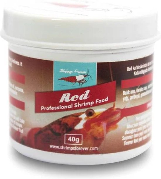 Shrimps Forever Red Poeder - Rode kleur ondersteuning bij garnalen ...