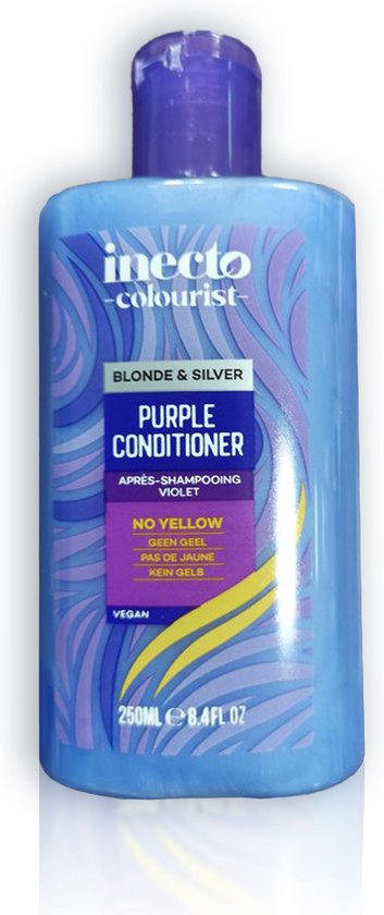 Purple Zilver-conditioner - 250 ml - Inecto - Blond & Silver | bol