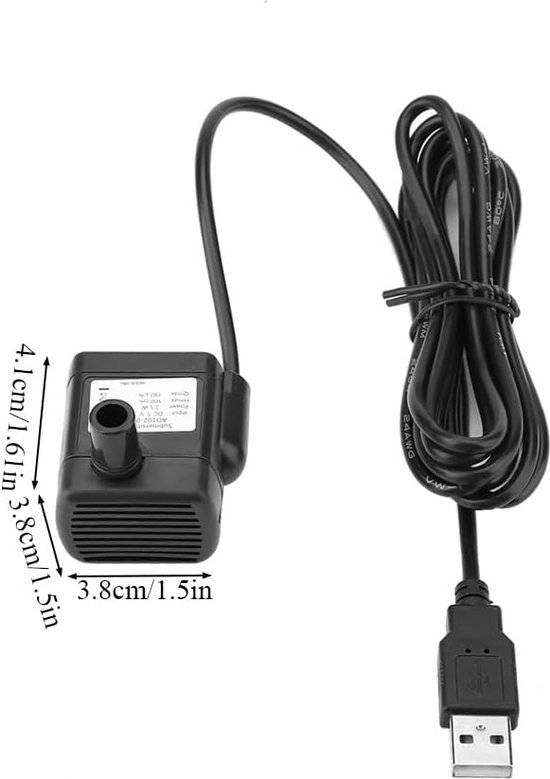 aquarium pomp Usb Dc 5V Kleine Borstelloze, Vervangende Usb Pomp Voor ...