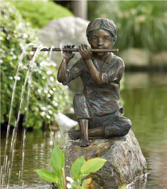 Decoratief Beeld - Bronzen Beeld: Soren Fontein - Kunststof - Bronzart ...