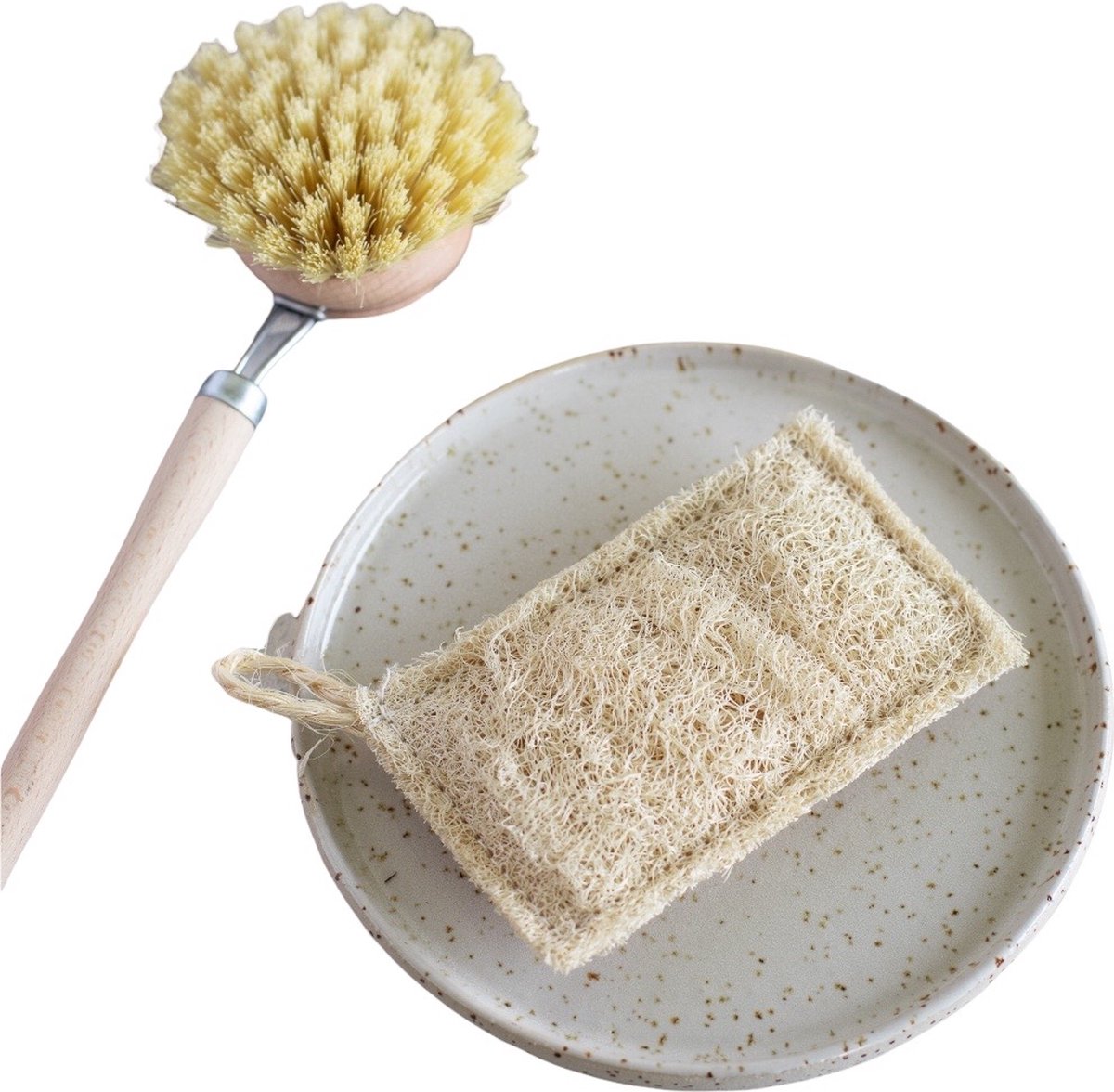 Little Bee Fresh - Keukenspons - Afwasspons - Loofah - Plasticvrij ...