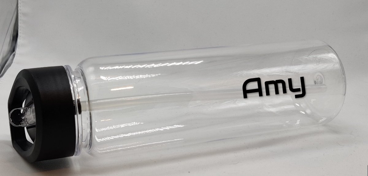 waterfles met naam| inhoud 700ml | helder | BPA vrij | bol.com