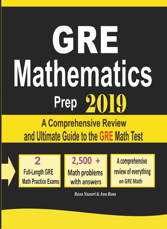 GRE Math Prep 2019: A Comprehensive Review and Ultimate Guide to the ...