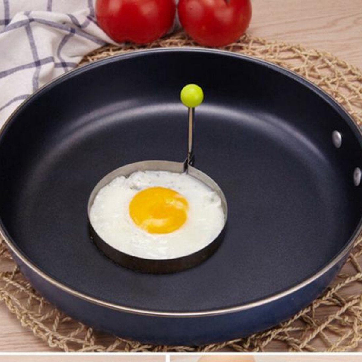 Bakvorm ei rond - Ei ring - Ei vorm - Pannenkoekjes maker - Rond | bol.com