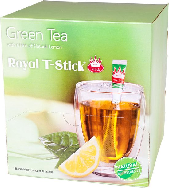 Royal T-stick Green Tea Lemon - Groene thee citroen 250 stuks | bol.com