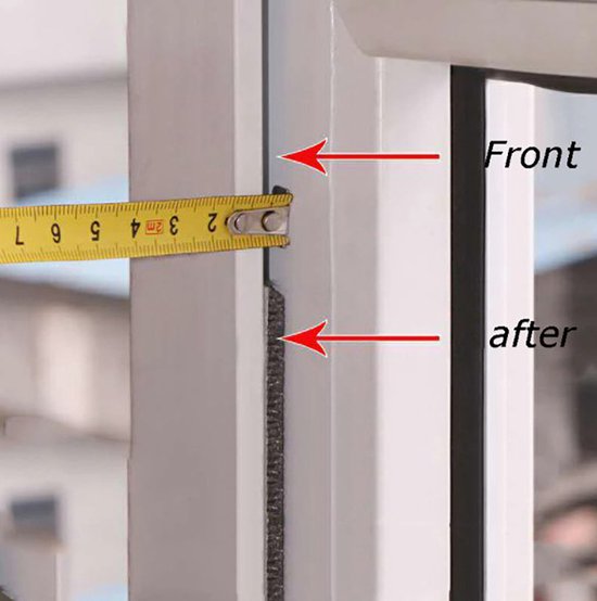 Tochtstrip Voor Deur en Raam - 2 meter - Met Borstel en Plakstrip ...