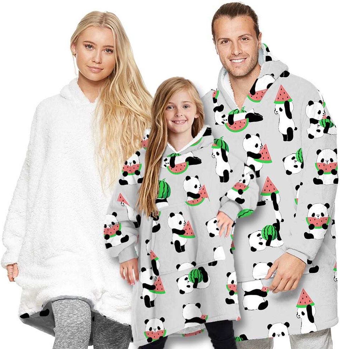 Cuddle Hoodie - Plaid avec manches - Couverture à capuche - Oodie ...