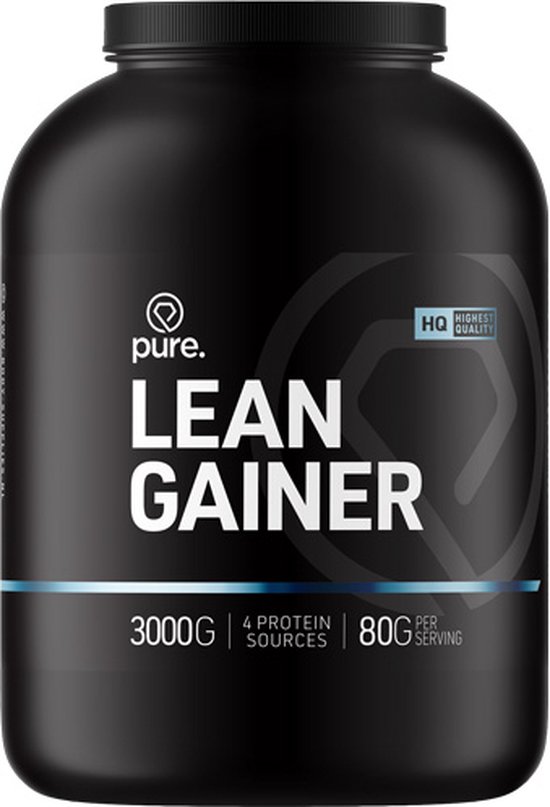 PURE Lean Gainer - chocolade - 3000gr - eiwitten - weight gainer / mass ...
