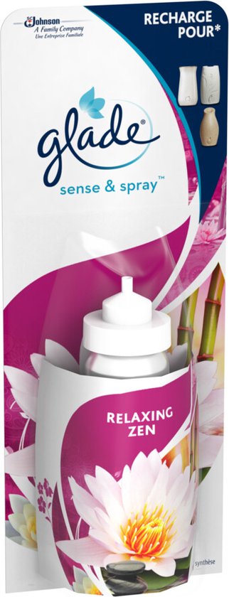 Glade Luchtverfrisser Sense & Spray Navulling Relaxing Zen 18 ml | bol