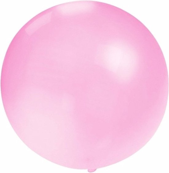 Verjaardagfeest ballonnen - 60 cm - baby roze - extra grote ballon ...