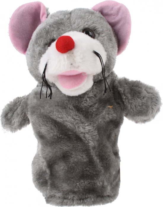 Eddy Toys Handpop Muis 23 Cm Grijs | bol.com