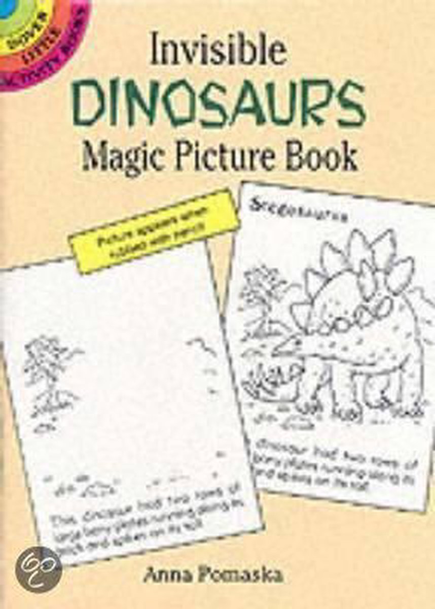 Invisible Dinosaurs Magic Picture Book | 9780486292700 | Anna Pomaska ...