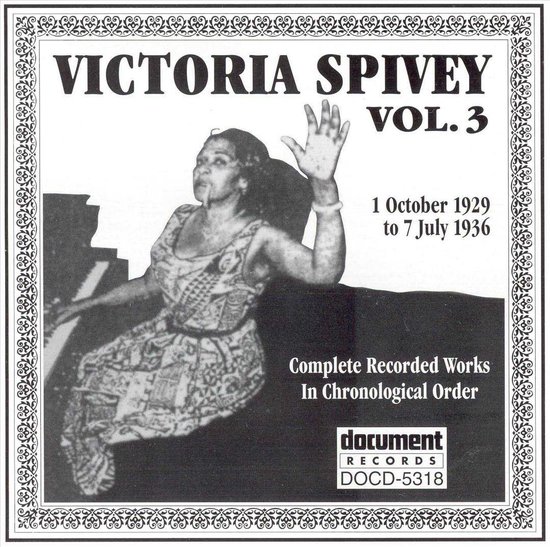 Complete Recorded Works Vol. 3 (1929-1936), Victoria Spivey | CD (album ...
