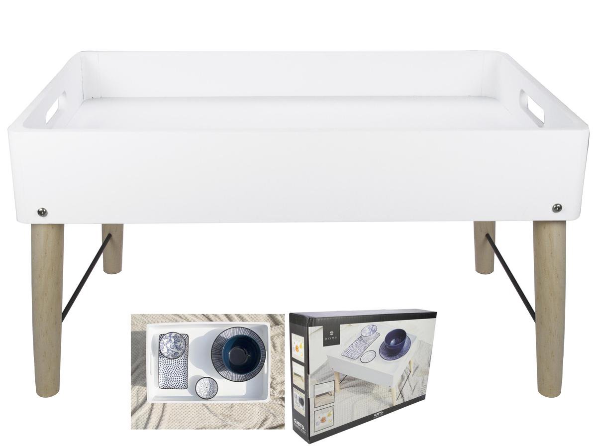 Table de chevet vintage Gusta - 47,8 cm - Blanc | bol.com